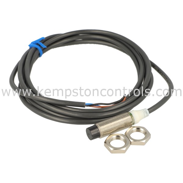 Omron E2A-M12KN08-WP-C1 2M OMRON INDUCTIVE SENSOR, M12, 8MM RANGE NON FLUSH, NPN NO, 2M CABLE ...