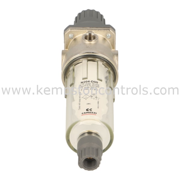 Camozzi N204-D00 CAMOZZI N FILTER REGULATOR, STANDARD BOWL, 1/4-25 MIC ...