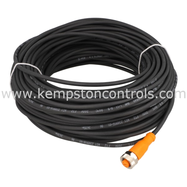 IFM EVC348 IFM CONNECTOR CABLE, 250VAC/300VDC, 4A, 35M 4-WIRE PUR CABLE ...
