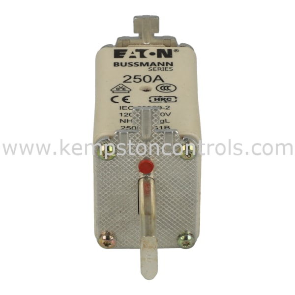 Bussmann 250NHG1B BUSSMANN NH FUSE, 250A, 500V, GG/GL, SIZE 1, FUSE ...