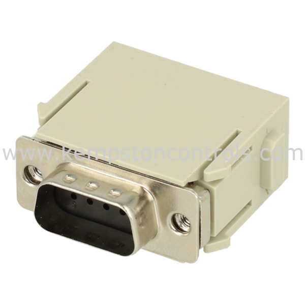 HARTING 09140093001 HARTING HAN D-SUB MODULE, SINGLE MODULE, MALE, 9 ...