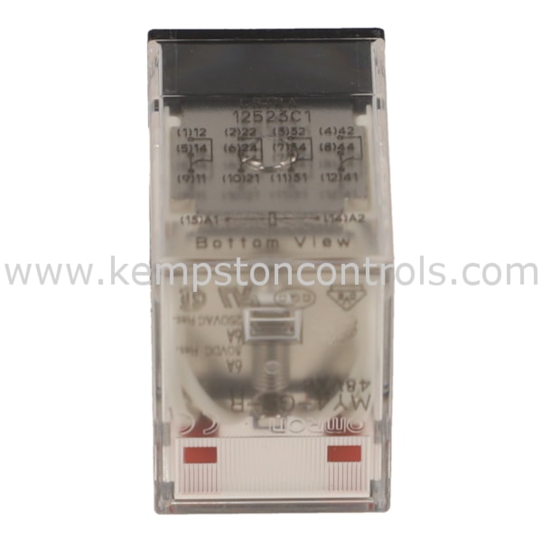 Omron MY4-GS-R AC48 OMRON RELAY, PLUG-IN, 14-PIN, 4PDT, 6 A, MECHANICAL ...