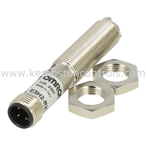 Omron E3H2-R2C4M-M1 PHOTOELECTRIC SENSOR, M12 CYLINDRICAL HOUSING, 2M ...