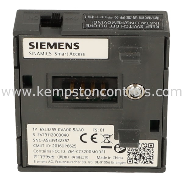 Siemens 6SL3255-0VA00-5AA0 SIEMENS SINAMICS V20 SMART ACCESS WEB SERVER ...