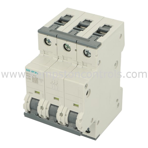 Siemens 5SY4316-7 SIEMENS MINIATURE CIRCUIT BREAKER 400 V 10KA, 3-POLE, C, 16A, D=70 MM ...