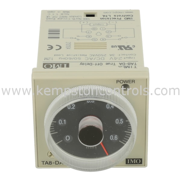 IMO TA8-DA24AC/DC IMO DELAY TIMER 24VAC/DC | Kempston Controls