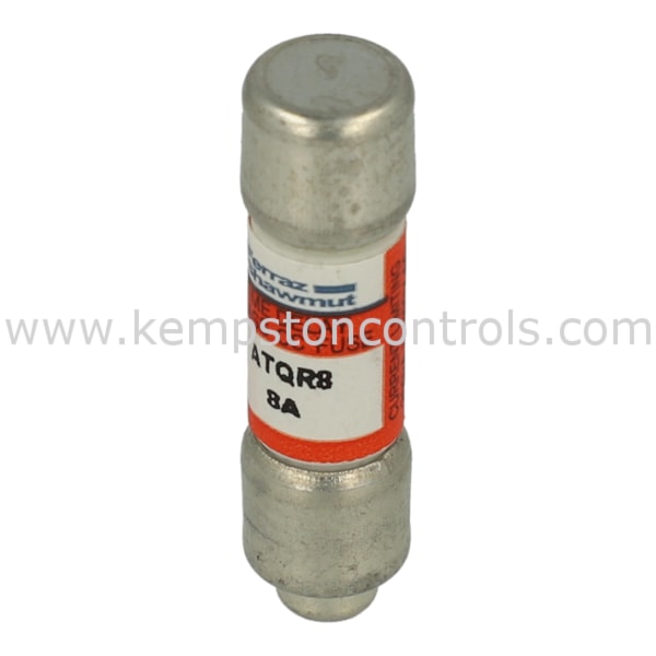 Mersen ATQR8 MERSEN (FERRAZ) FUSE AMP-TRAP 2000® 600V, 8A, TIME-DELAY ...