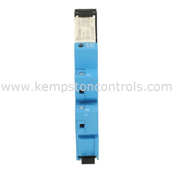 Finder 38.01.7.024.0050 FINDER 38 SERIES INTERFACE RELAY MODULE, 1 POLE, 1CO, 16A, 24VDC, DIN ...