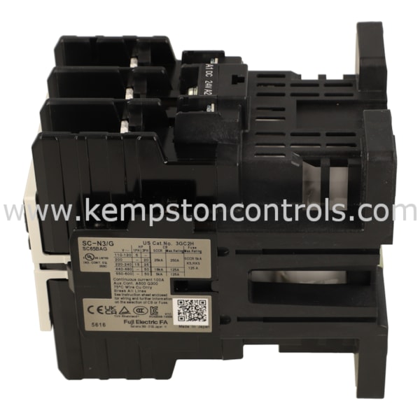 Fuji SCN3/G-24VDC FUJI SC-N3/G DC24V CONTACTOR 2N/O+2N/C AUX (30KW AC3 ...
