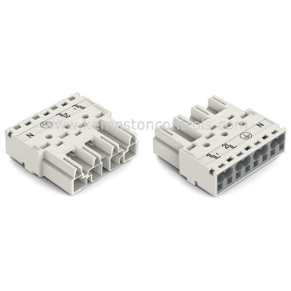 WAGO 770-234 WAGO PLUG, WITHOUT STRAIN RELIEF HOUSING 4-POLE WHITE ...