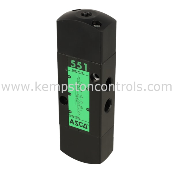 Emerson Asco G551A118 ASCO NUMATICS AIR OPERATED SPOOL VALVE G 1/4 NON ...