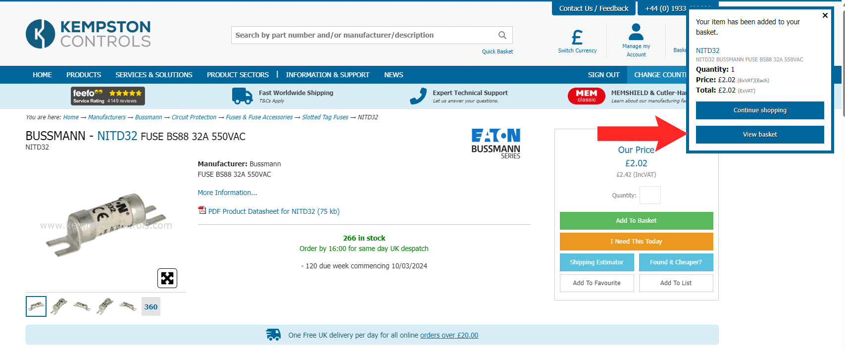 Online Help | Kempston Controls Electronic Components Distributor