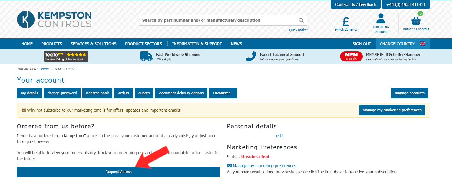 Online Help | Kempston Controls Electronic Components Distributor