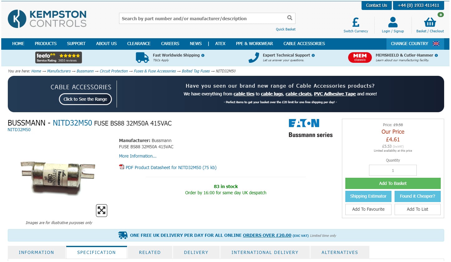 Online Help | Kempston Controls Electronic Components Distributor