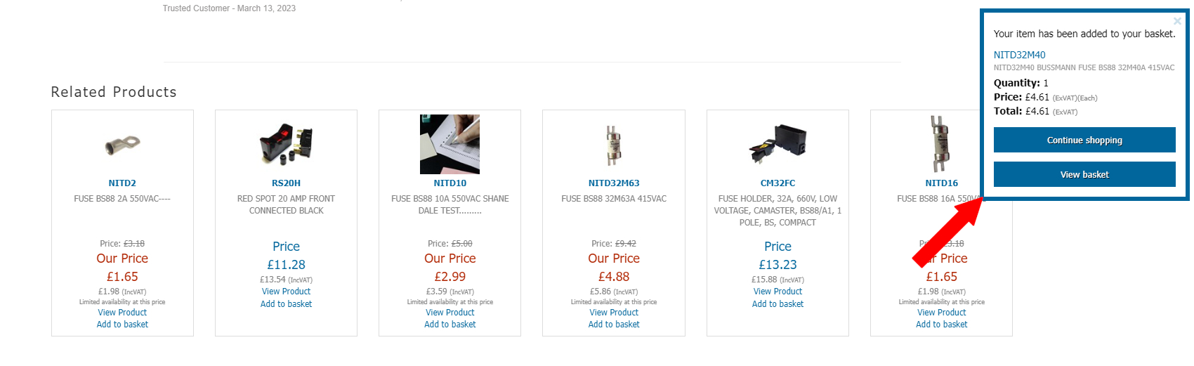 Online Help | Kempston Controls Electronic Components Distributor