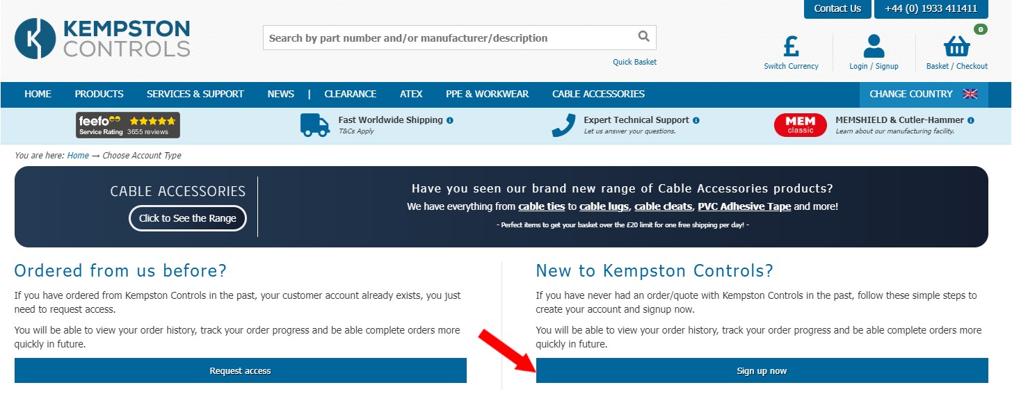 Online Help | Kempston Controls Electronic Components Distributor