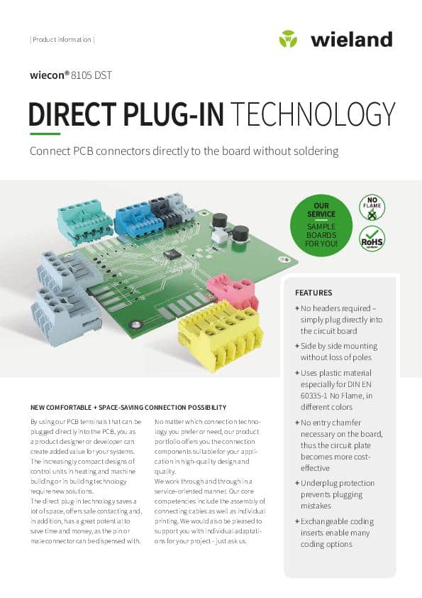 Wieland | Kempston Controls Electronic Components Distributor